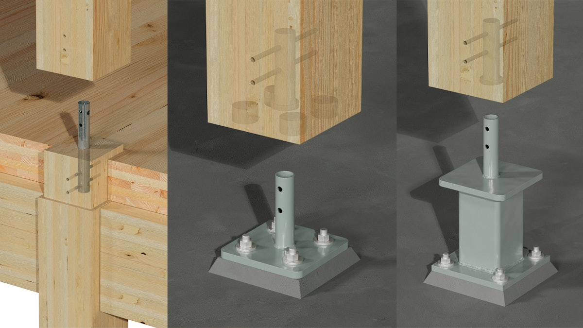 Mass Timber Connectors From: Simpson Strong-Tie | LBM Journal